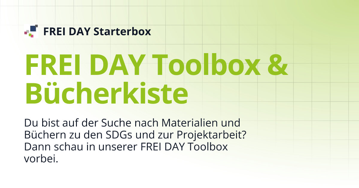 FREI DAY Toolbox & Bücherkiste | FREI DAY Starterbox